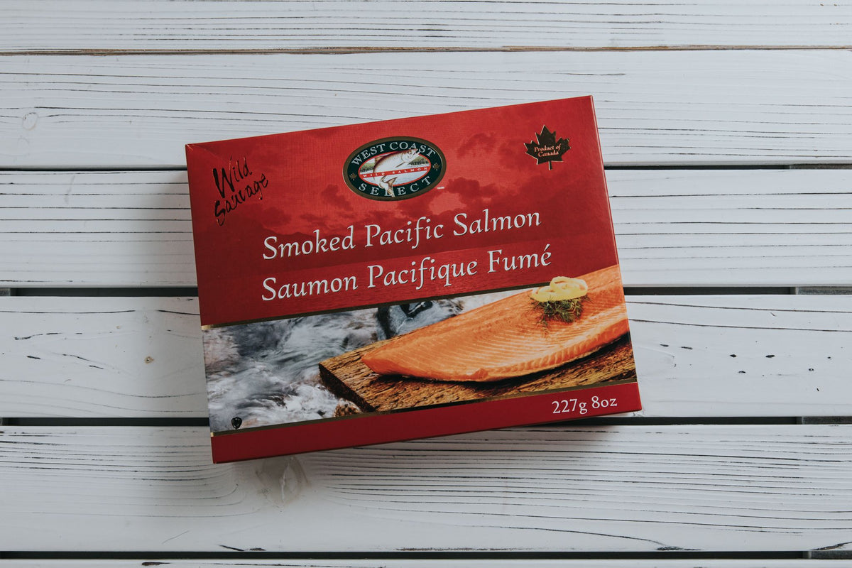 Smoked Pink Salmon- Paper Gift Box – WCS GoFysh